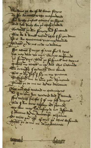 Middle English Writing